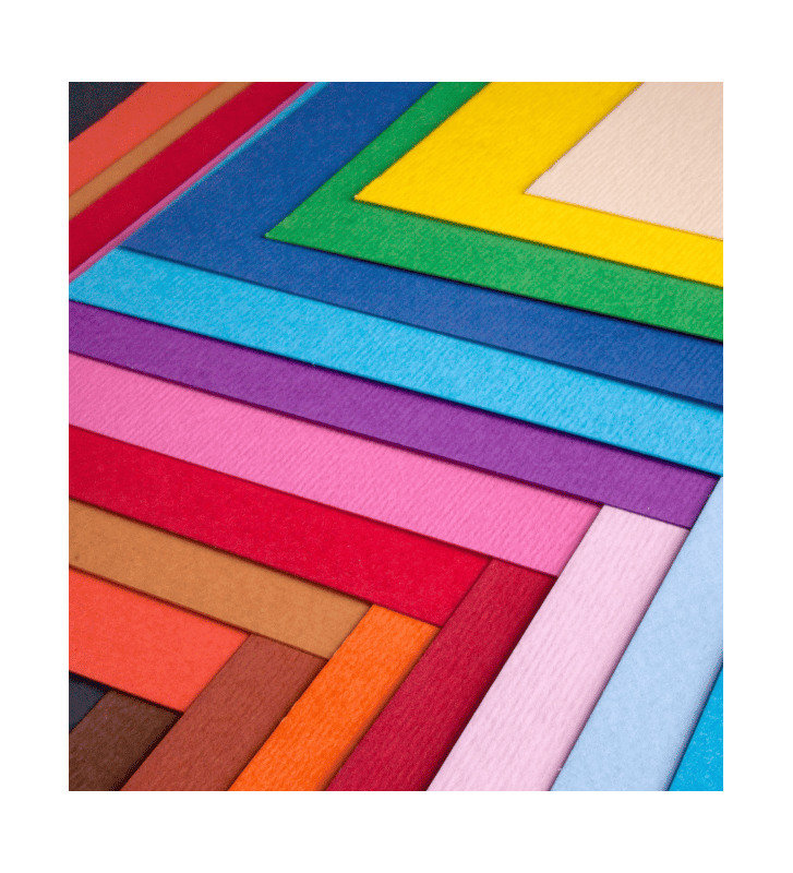 Papier de création A4 en 220g double texture couleur - Vert (Verde ...